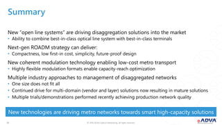 Metro network transformation | PDF