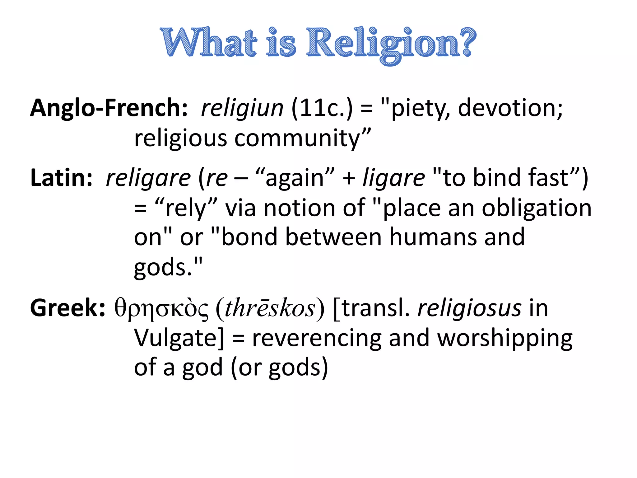 Real Religion - James 1:26-27 | PPT