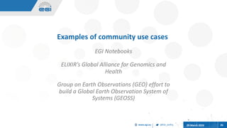 EGI Cloud Container Compute Service | PPT