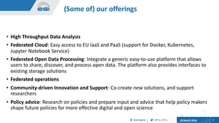 EGI Cloud Container Compute Service | PPT