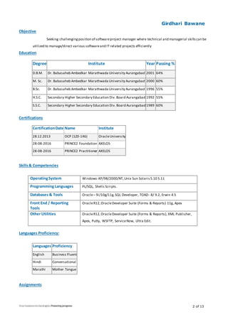 GirdhariBawaneProfile | DOCX