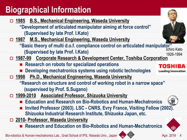 Introduction of Bio-Robotics and Human-Mechatronics Laboratory (2019.04 ...