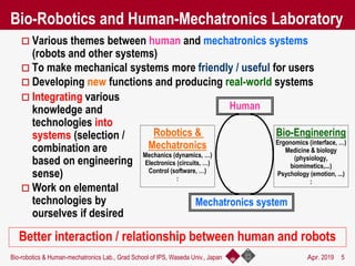 Introduction of Bio-Robotics and Human-Mechatronics Laboratory (2019.04 ...