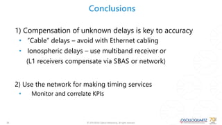 Reducing time errors for GNSS: Time for multiband? | PPT