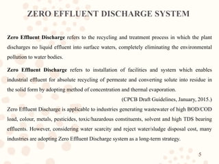 zero effluent discharge system | PPTX