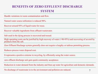 zero effluent discharge system | PPTX