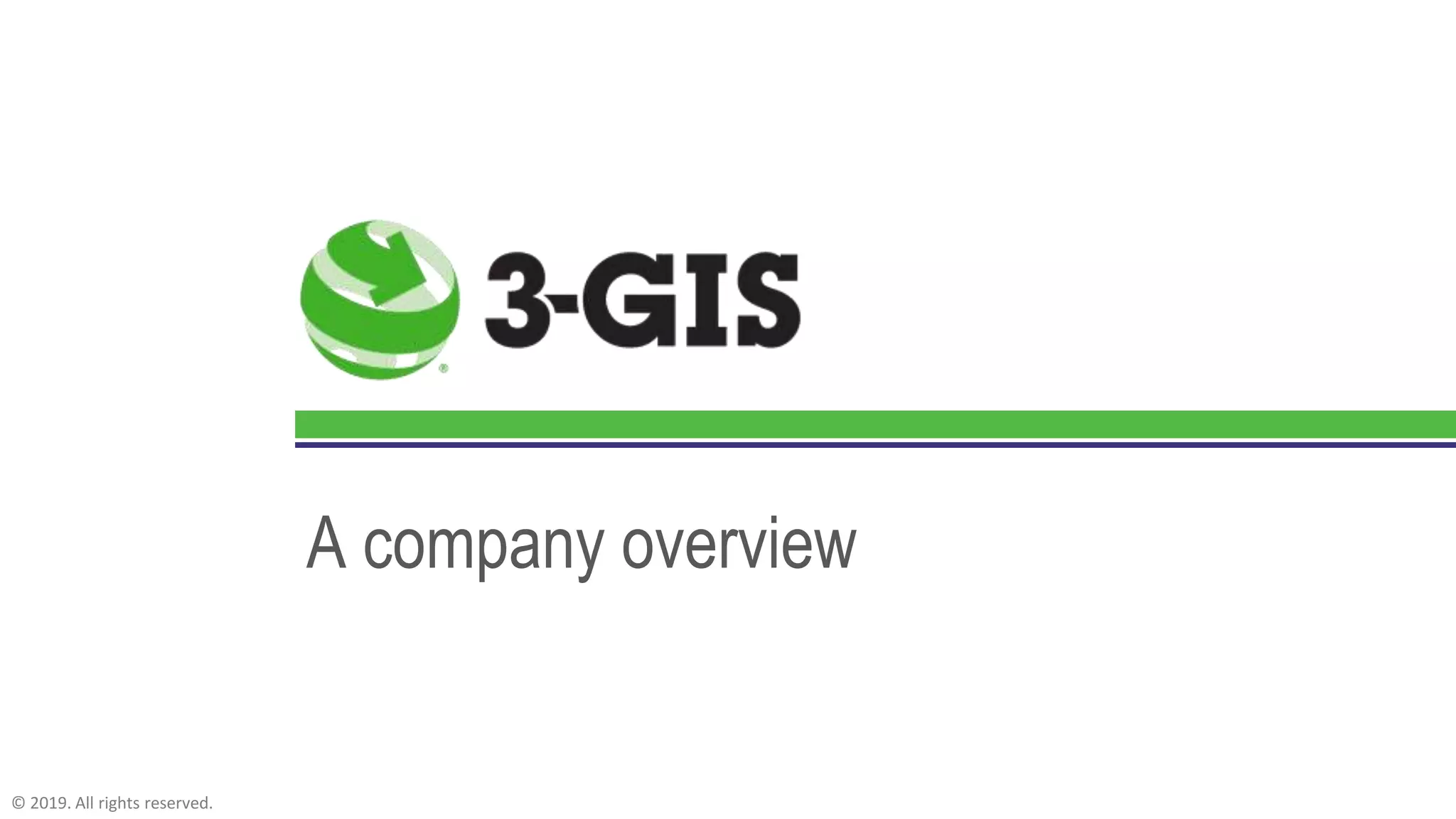 3-GIS Company Overview | PPTX