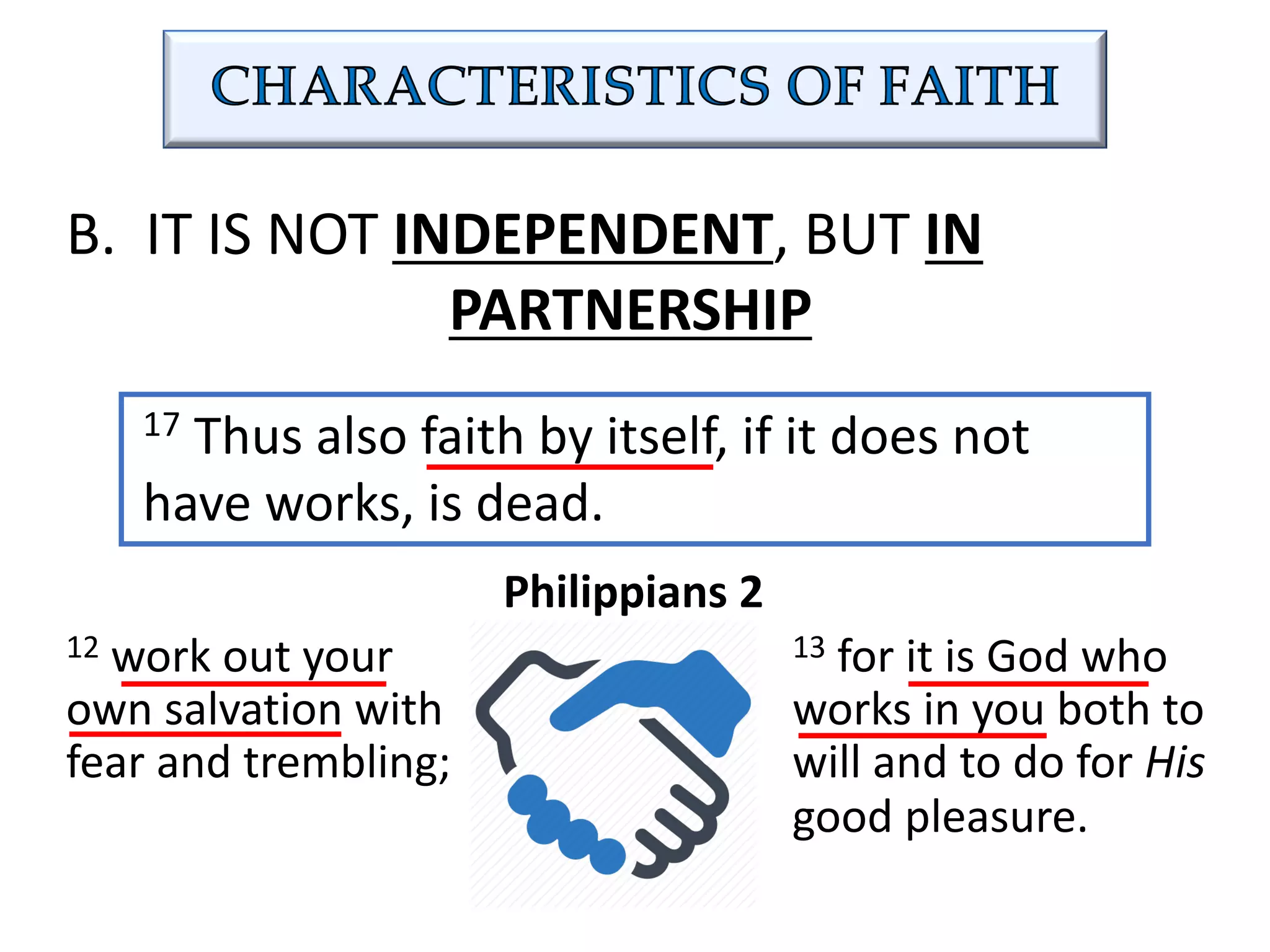 Faith Works - James 2:14-20.pptx | PDF