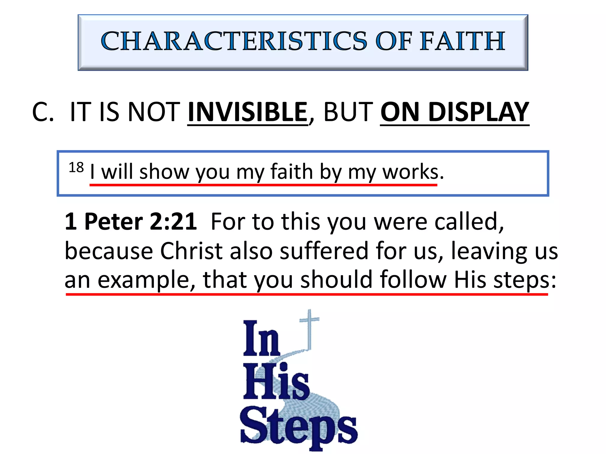 Faith Works - James 2:14-20.pptx | PDF