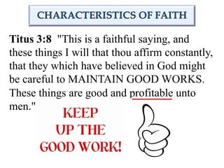 Faith Works - James 2:14-20.pptx | PDF