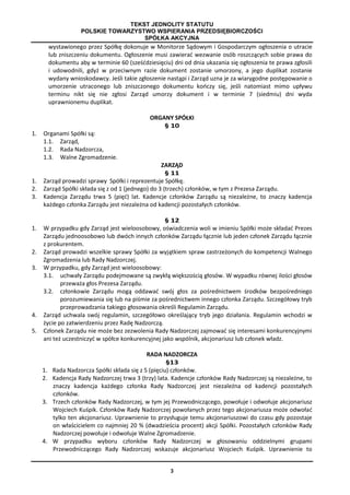 STATUT PTWP SA | PDF | Business Accounting & Finance | Business