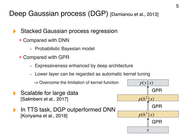 A TRAINING METHOD USING DNN-GUIDED LAYERWISE PRETRAINING FOR DEEP GAUSSIAN PROCESSES | PPT