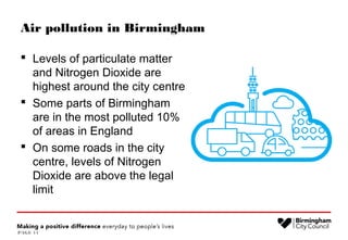 Overview of Air Quality Approach in Birmingham | PPT