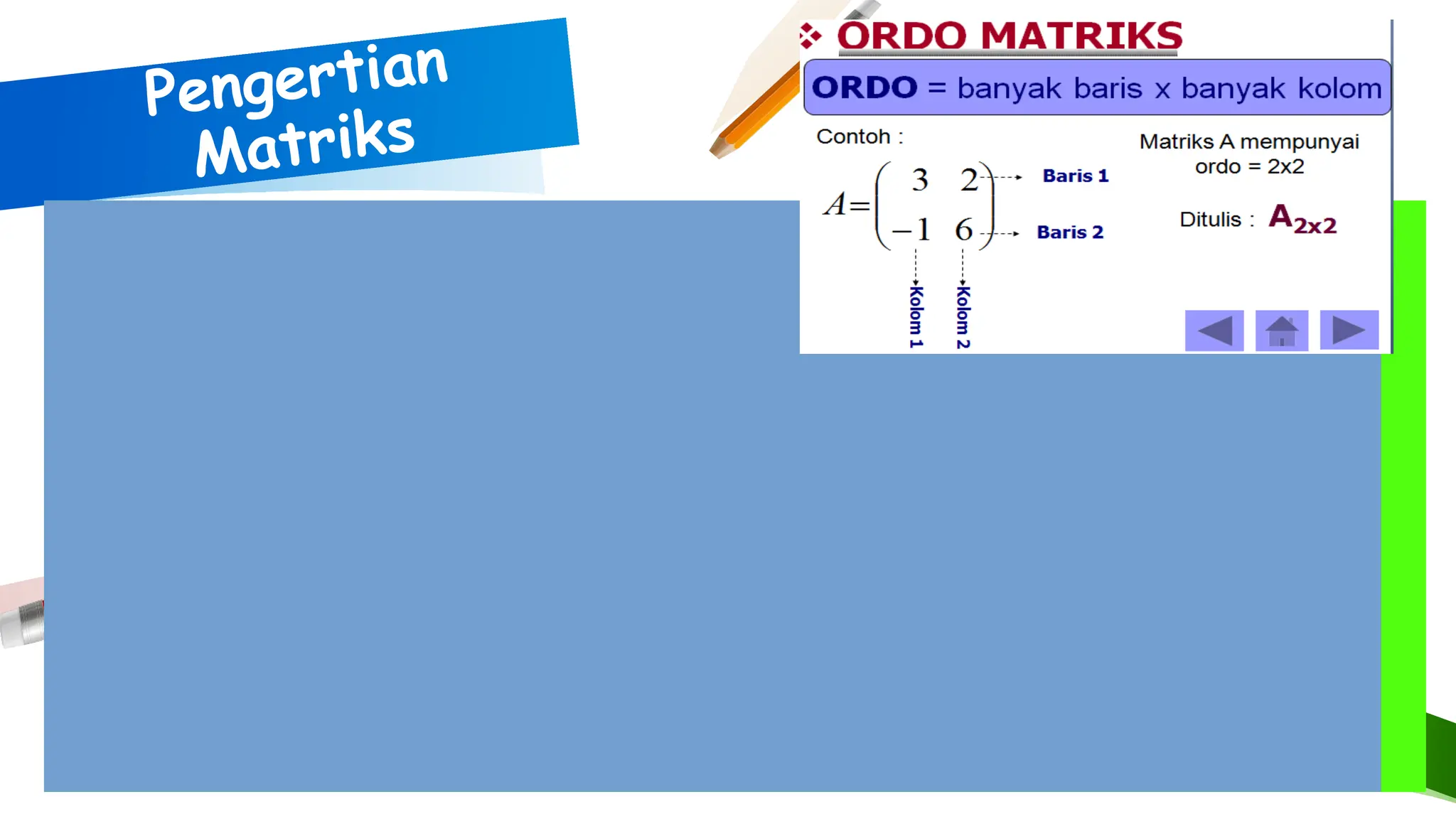 Konsep Matriks dan jenis jenis matriks dan transpose .pptx