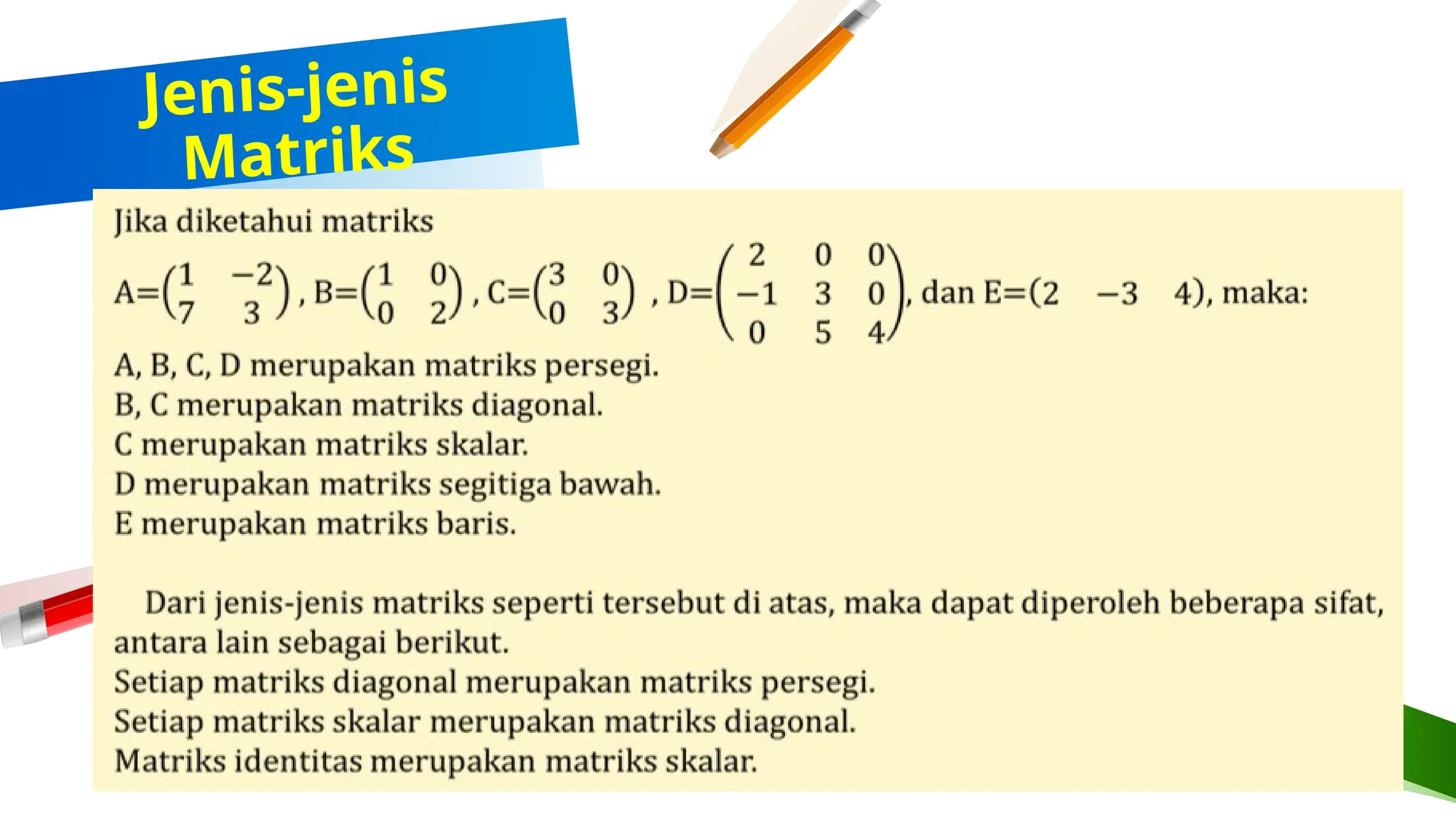 Konsep Matriks dan jenis jenis matriks dan transpose .pptx