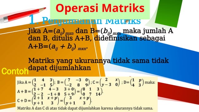 Konsep Matriks dan jenis jenis matriks dan transpose .pptx