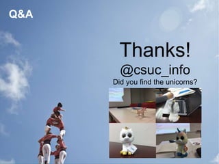 UNICANE Cyberexercise: searching for the Unicorn | PPT