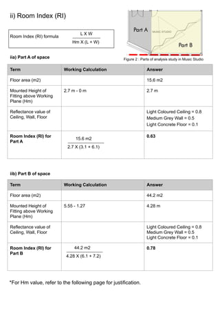 CALCULATIONS ON LIGHTING DESIGN | PDF