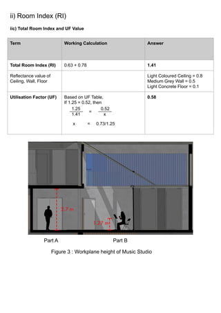 CALCULATIONS ON LIGHTING DESIGN | PDF