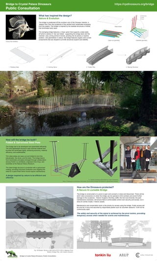 Dinosaur Bridge - consultation banners | PDF