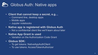 Automating Data Flows with the Globus CLI (GlobusWorld Tour - UMich) | PPT
