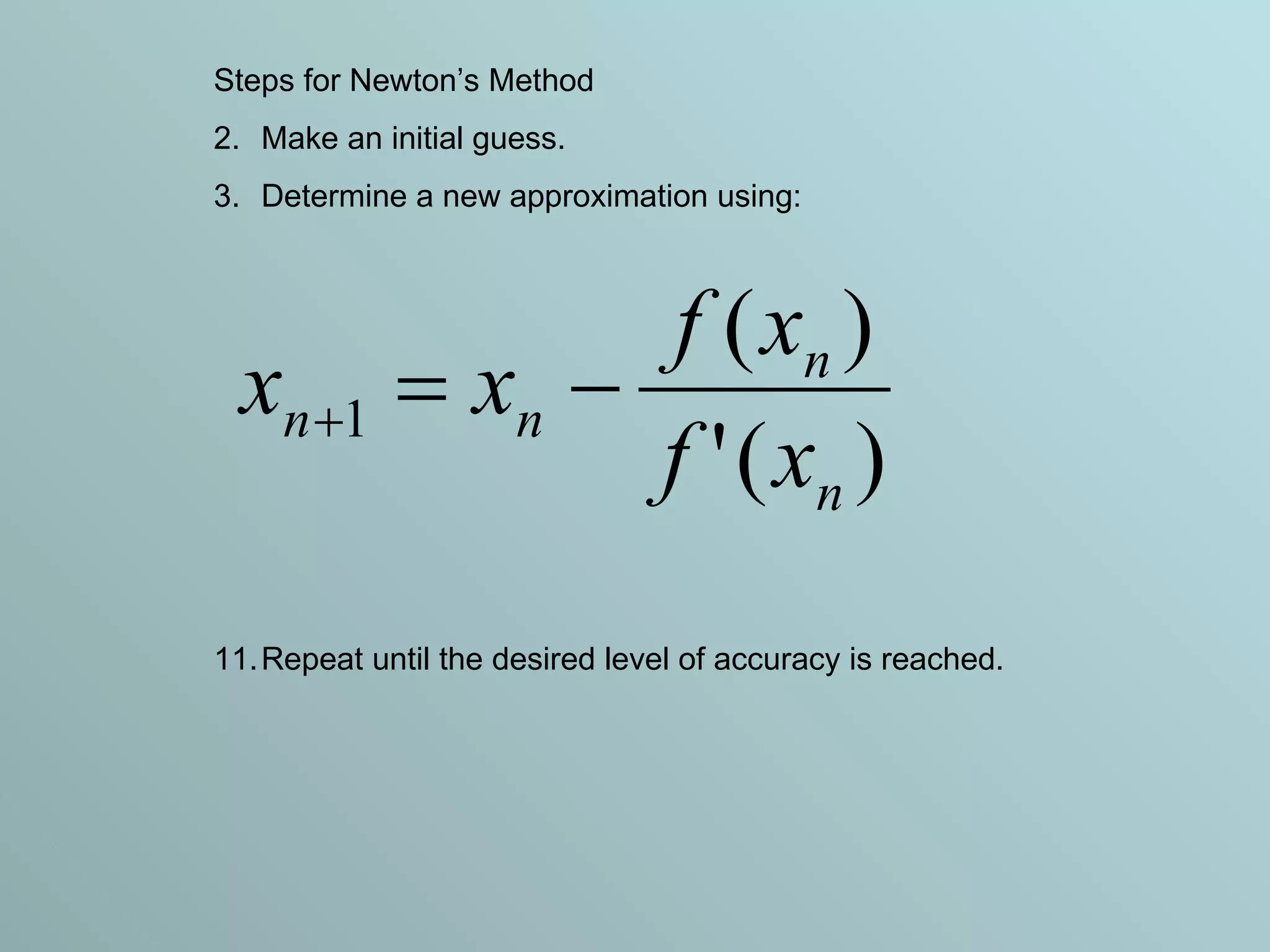 1.9.08 Newtons Method | PPT