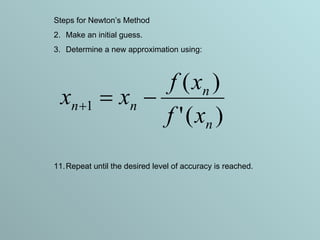 1.9.08 Newtons Method | PPT