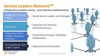 Service Leaders Network - Introduction | PPT