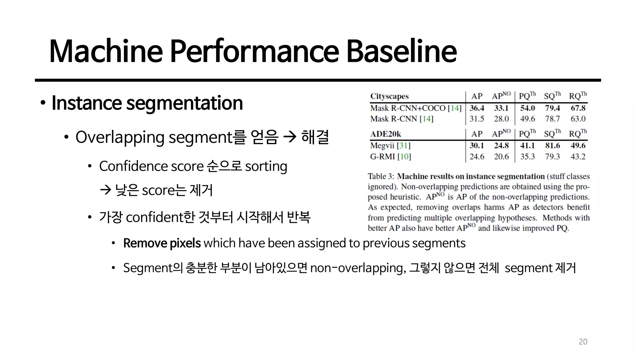 Panoptic Segmentation | PPT