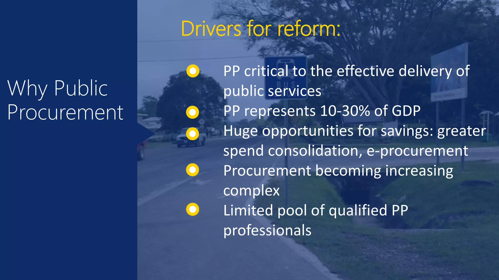 Public Procurement Reform, Capacity and Professionalisation | PPT