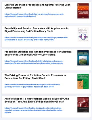 Phylogeny Discrete and Random Processes in Evolution 1st Edition Mike Steel | PDF