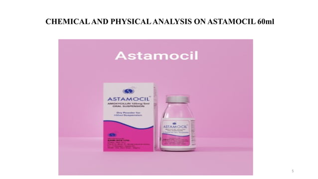 Power point slide on analysis of astomocil | PPT