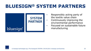 bluesign (R) SYSTEM | PDF