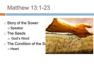 The Parable of the Sower | PPTX