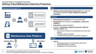 Industrial Natural Language Processing and Information Extraction | PPT