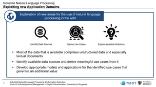 Industrial Natural Language Processing and Information Extraction | PPT