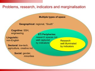 Rafols - Towards more inclusive STI indicators | PPT