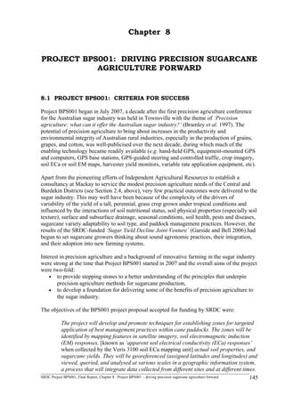 BPS001 Final Rept, Ch 8, BPS001 Driving PA forward Aug 2011 - 150917 | PDF