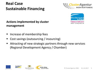 Sustainable Financing of Clusters | PPT