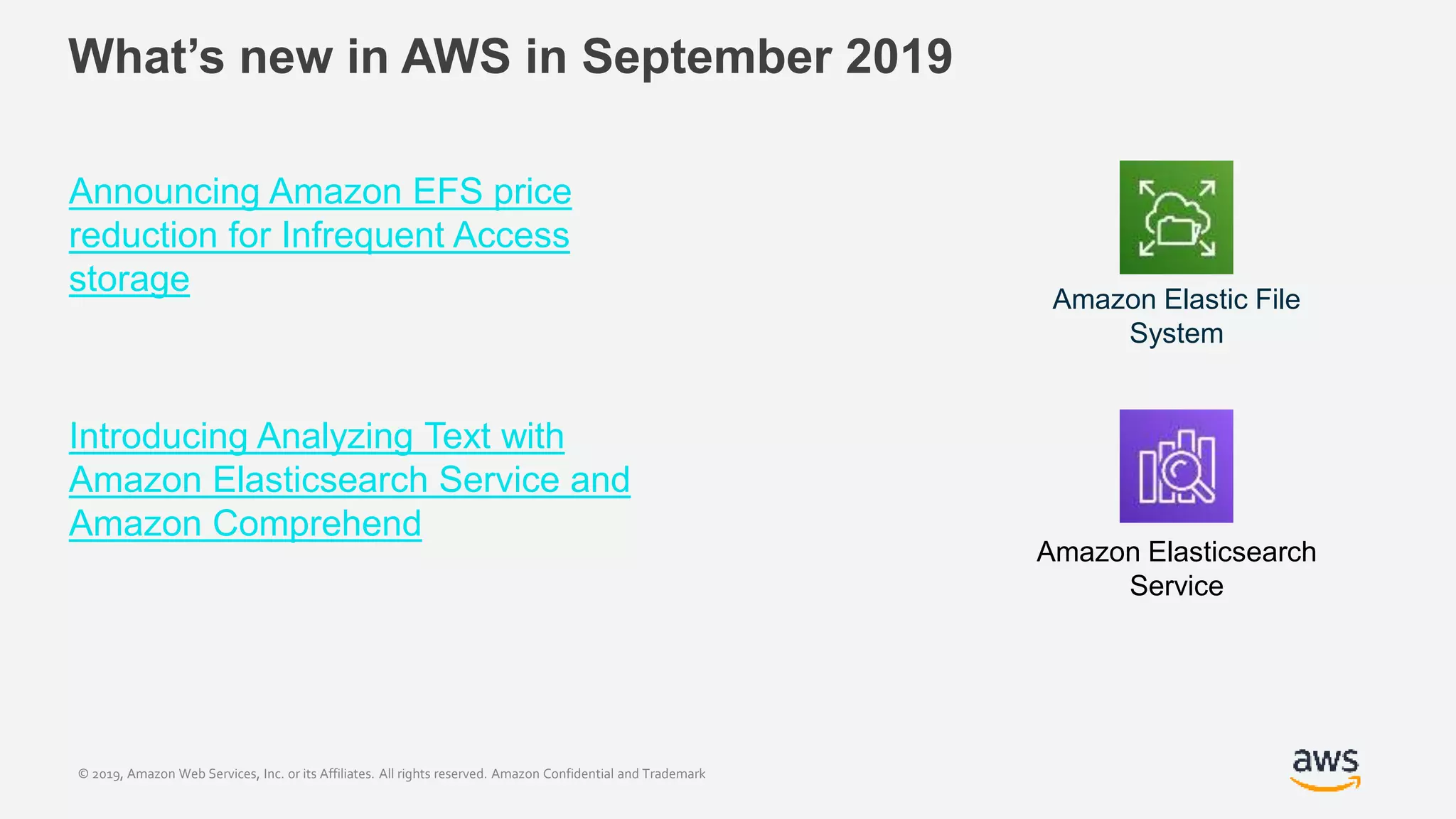 AWS Canberra User Group - September 2019 Intro | PPT