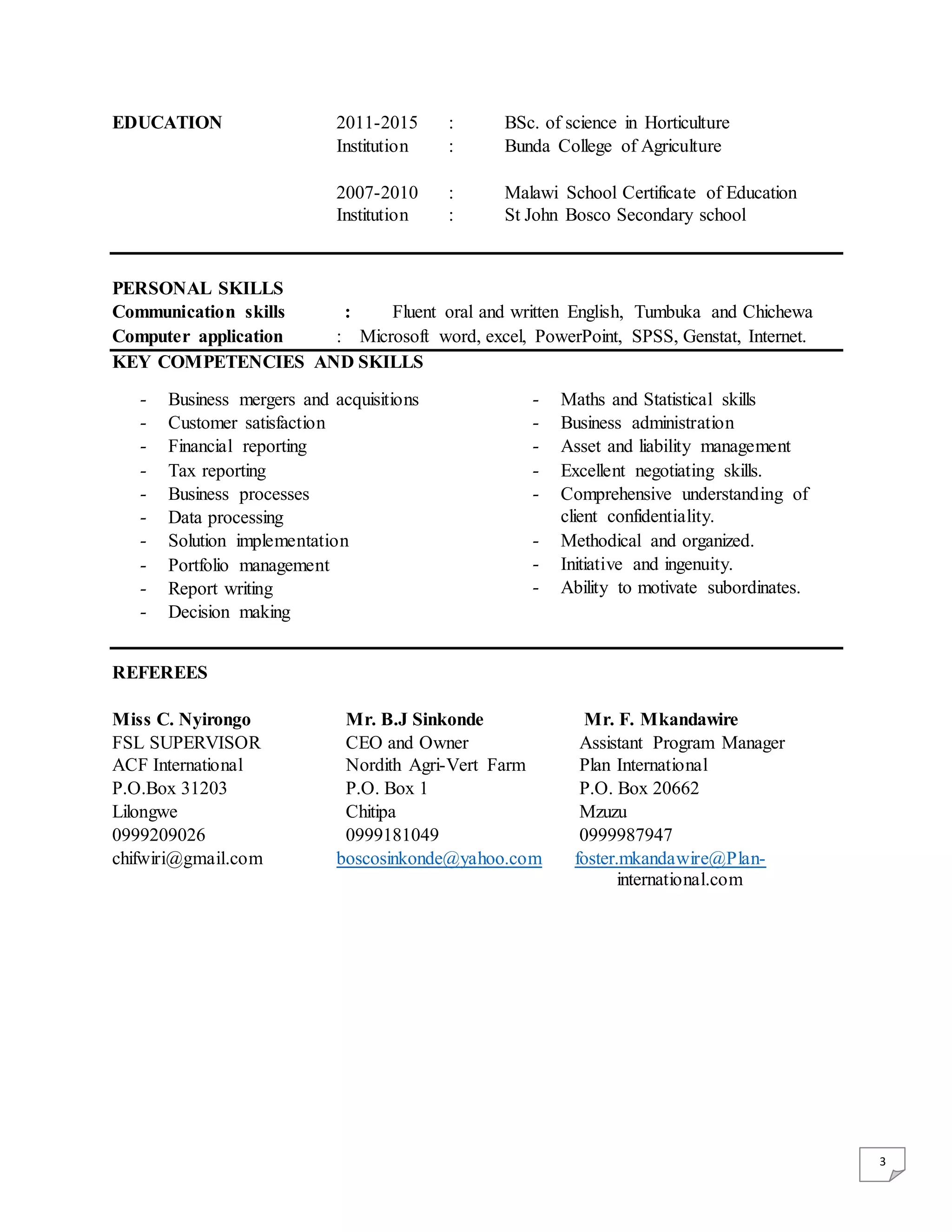 Norman CV with Refference | PDF