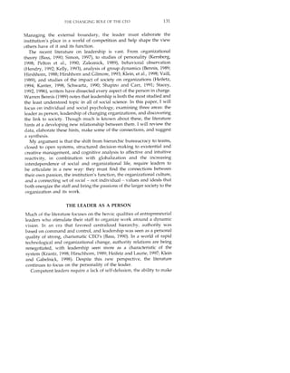 Changing Role of the CEO | PDF