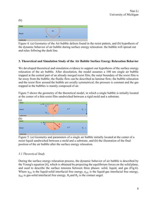 Air Bubble Defects in Dispensing Nanoimprint Lithography-Nan Li | PDF