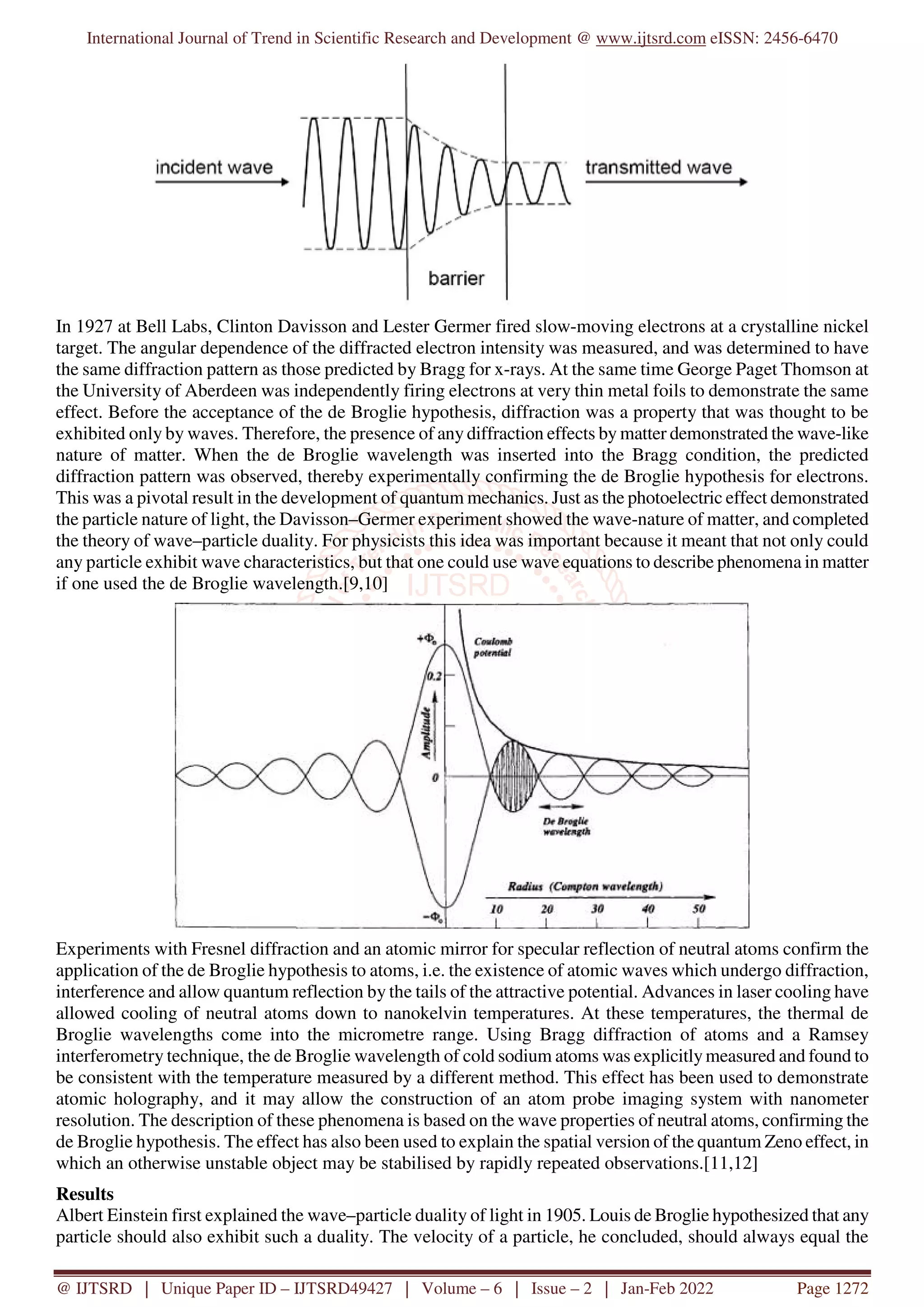 De Broglie Wavelength | PDF