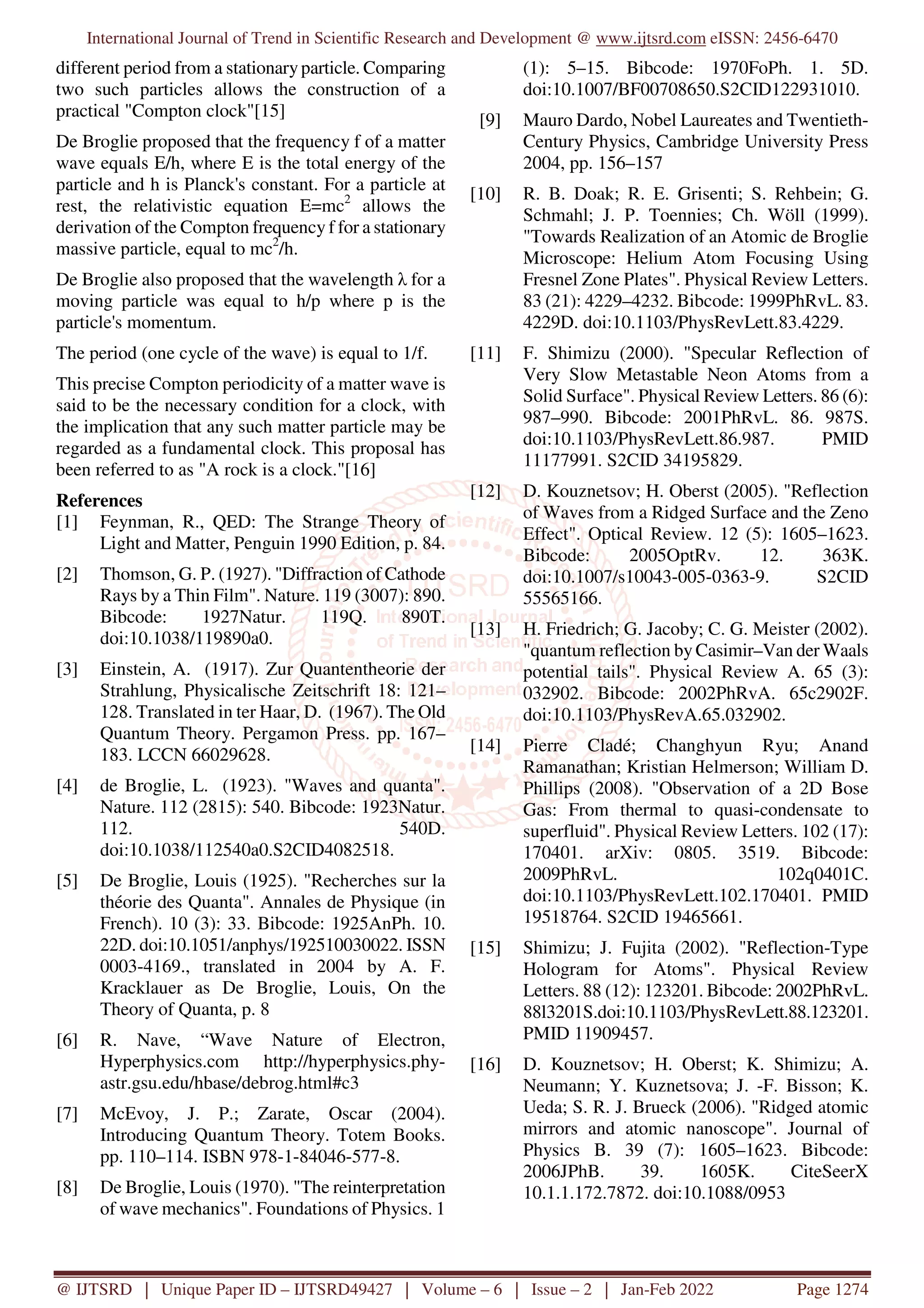 De Broglie Wavelength | PDF