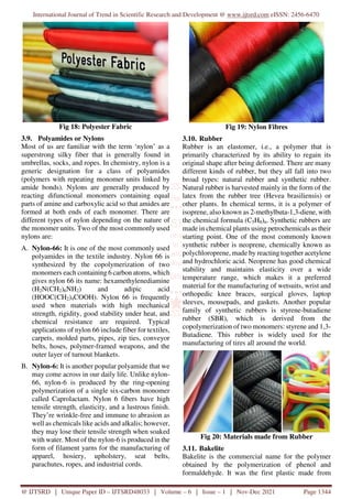 Polymers Used in Everyday Life | PDF