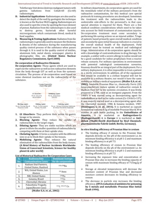 Prussian Blue An Radioactive De Corporation Agent | PDF