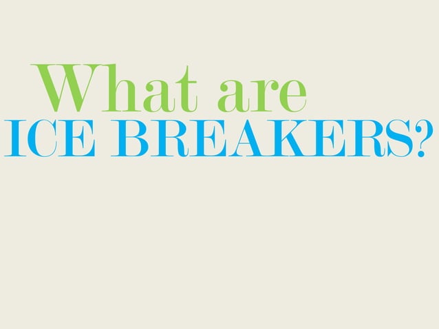 10 Digital Ice Breakers to Include in Your Lesson Plan | PPT