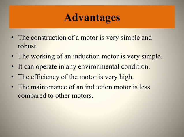 Three Phase Induction Motor & Its Application | PPTX