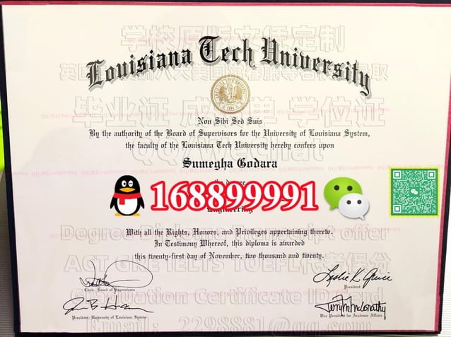 Louisiana Tech University degree offer diploma Transcript | PPT